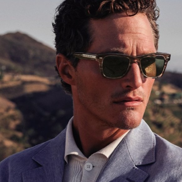 Oliver Peoples | Accessories | Oliver Peoples Oliver Sun In Navy Smokecarbon Grey Msrp53 Iver ...